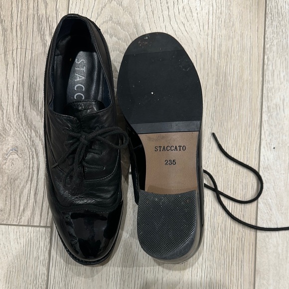 Staccato | Shoes | Staccato Black Oxford Shoes With Patent Leather And ...